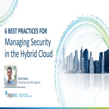 Best Practices Managingsecurityinthe Hybrid Cloud Ppt