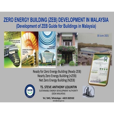 Zero Energy Building Concept, Methodology and Assessment tool in Malaysia (2021) | PDF