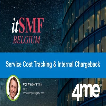 2021 09-30 service cost tracking and internal chargeback | PPT