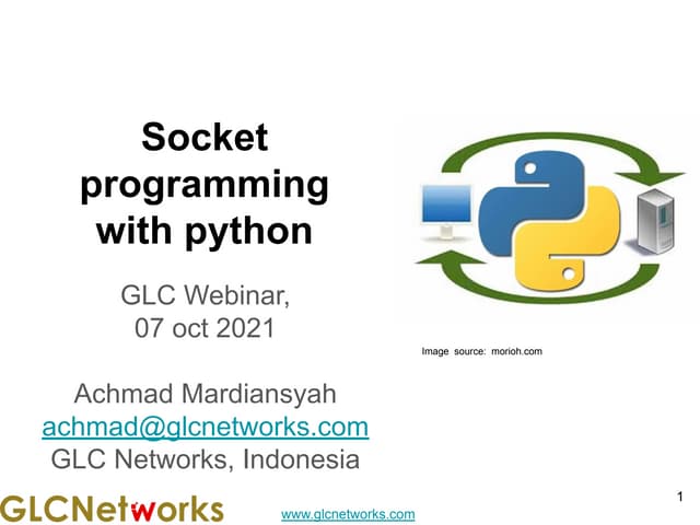 Socket Programming With Python Ppt 6453