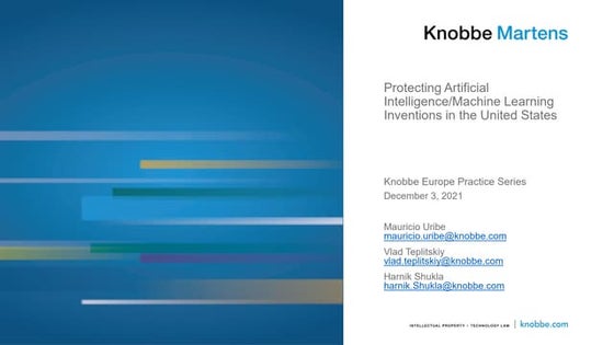 Algebraic Machine Learning - On changing the rules of the game | PPT