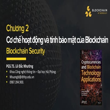 2021. Chương 2 3. Cơ sở toán học của blockchain | PDF