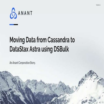 Apache Cassandra Lunch 67 Moving Data From Cassandra To Datastax Astra Ppt