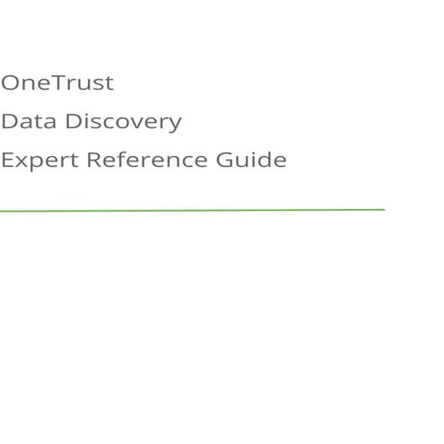 2021 data discovery expert reference guide | PDF
