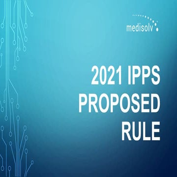 2025 Inpatient Prospective Payment System (IPPS) Proposed Rule | PPTX