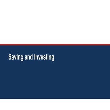 Financial Literacy | PPTX