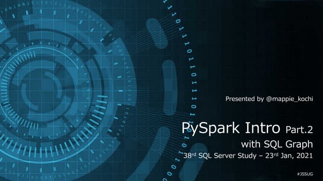 Pyspark Intro Part2 With Sql Graph Ppt 6288