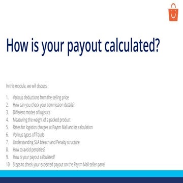 How is your payout calculated | PPT