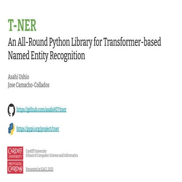 2021 04 Eacl T Ner An All Round Python Library For Transformer Based Named Entity Recognition