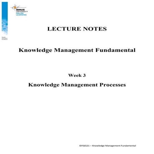Rangkuman materi sebelum uts knowledge management | DOCX