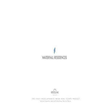 Krisumi Waterfall Residences Luxury 2& 3 BHK Apartment Sector 36A ...