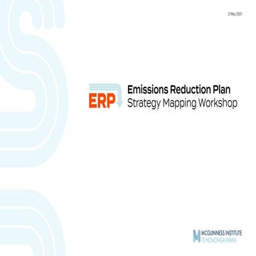 ERP strategy mapping workshop presentation | PDF