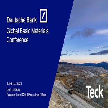 Deutsche Bank Global Basic Materials Conference | PDF