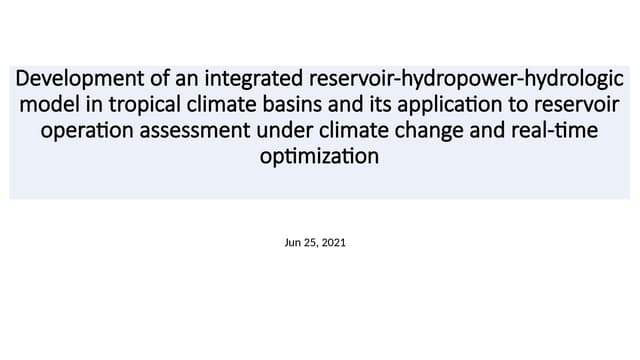 Synthetic unit hydrograph | PPTX | Geography | Science