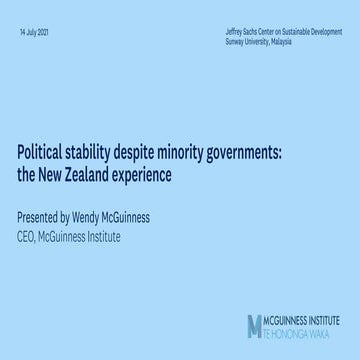 Political stability [the nz experience] | PDF | Civic affairs | Politics