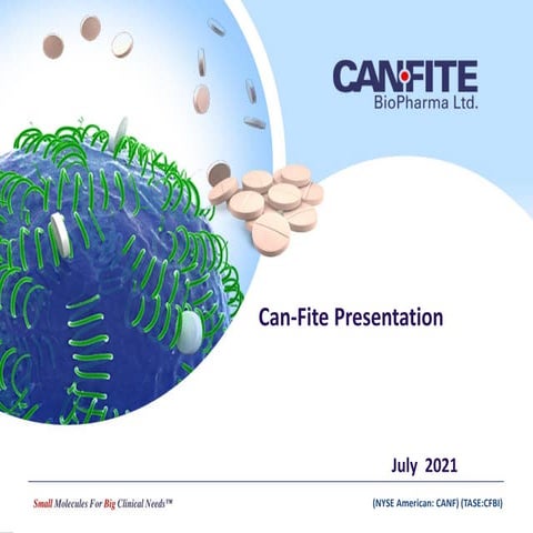 Can Fite Investor Presentation July 2021 | PPT