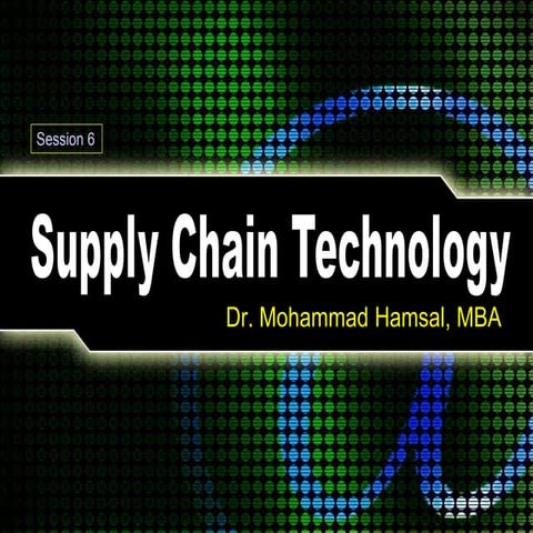 Supply Chain Technology | PPTX