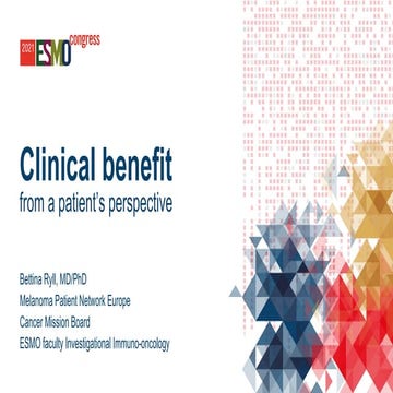 Clinical Benefit from a patient's perspective | PDF