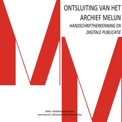 Digitale ontsluiting van het Archief Melijn | PDF