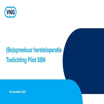(Be)spreekuur Toeslagen - 18 november - Private schulden toelichting pilot SBN | PPT