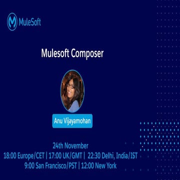 MuleSoft Composer - 09122021 - Virtual Muleys | PDF | Cloud Computing | Internet