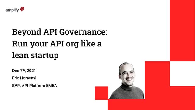 Apidays Live Paris 2021 Beyond Api Governance Run Your Api Org Like