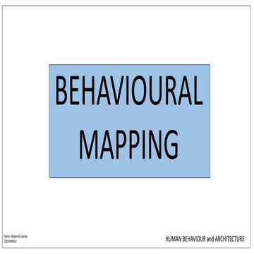 Here’s a concise definition of behavioral mapping in 40 letters ...