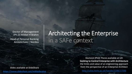 Enterprise Architecture & Solution Architecture- Traverse the Gap | PPT