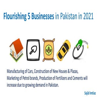 Flourishing 5 Businesses in Pakistan in 2021 | PPT