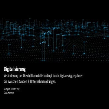 Digitalisierung verändert Geschäftsmodelle | PDF