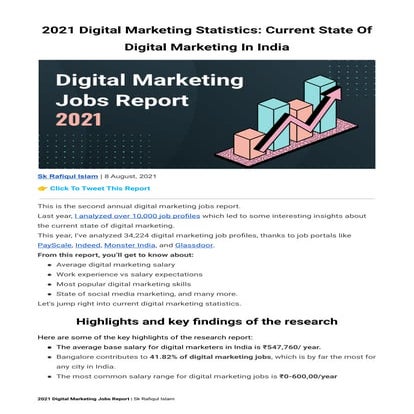 2021 Digital Marketing Statistics: The Current State Of Digital ...