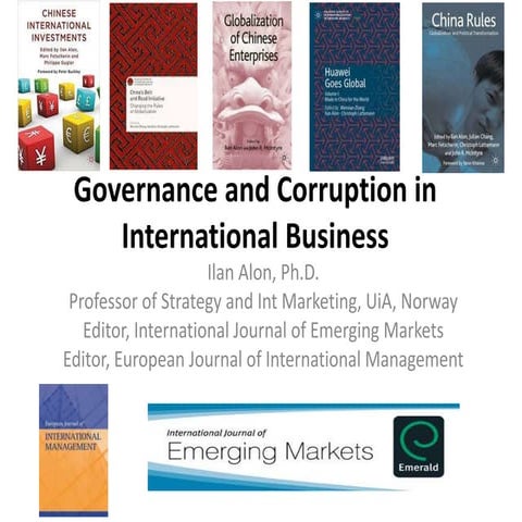 Governance and Corruption in International Business | PPTX