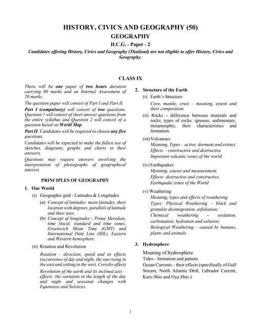 KS1 and 2 National Curriculum Geography | PDF