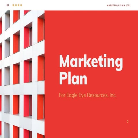 2021 Marketing Plan Presentation for Eagle Eye Resources | PPT