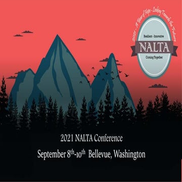 2021 nalta conference | PPTX