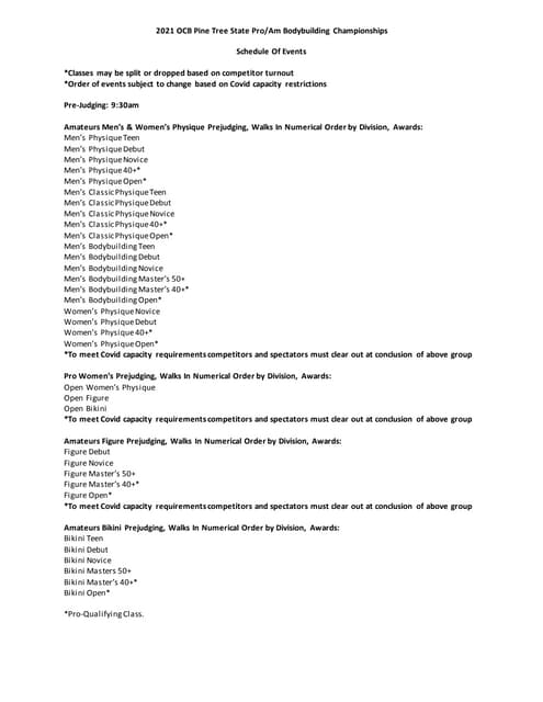 IFC ~ Group X Schedule 1.7.19