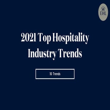 2021 Top Hospitality Industry Trends | PDF