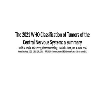 2021 WHO CLASSIFICATION OF CNS TUMORS.pptx