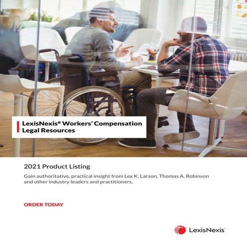 2021 Workers Compensation product listing | PDF