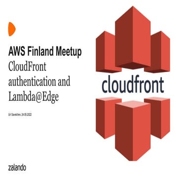CloudFront authentication and Lambda@Edge | PPTX