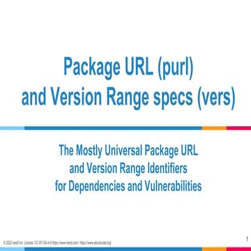 Purl And Vers The Mostly Universal Package Url And Version Ranges 