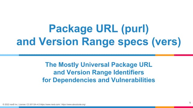 Purl And Vers The Mostly Universal Package Url And Version Ranges