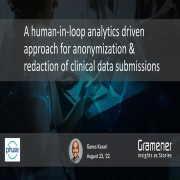 How AI Can Help Anonymize Clinical Trial Data | PDF | Computer Software and Applications | Computing