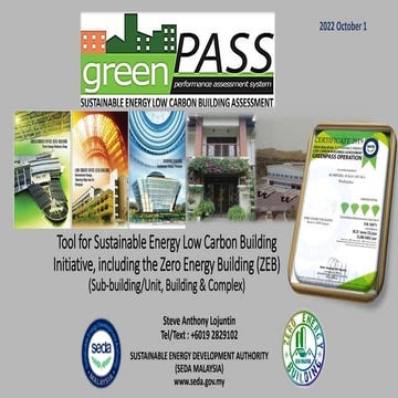 Sustainable Energy Low Carbon and Zero Energy Building Assessment ...
