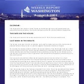 TPPA Weekly Washington Report – 8/8/22 | PDF