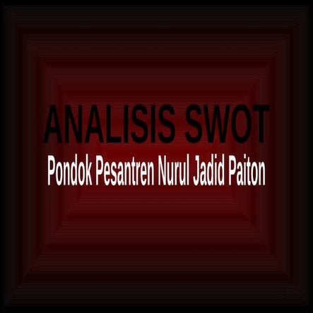Presentasi Analisis SWOT dalam Pendidikan.pptx