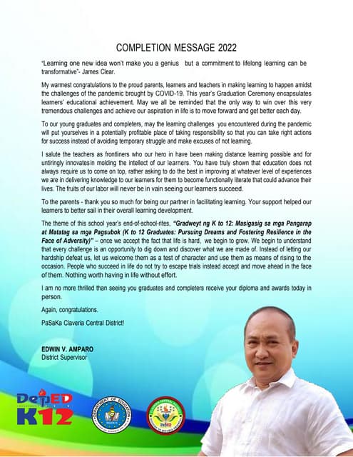 Graduation ceremony script for elementary | PDF