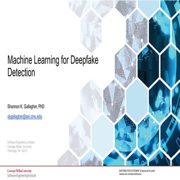 Deepfake Detection for digital media and photos | PPT