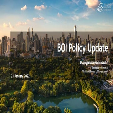 BOI Policy Update (Jan 21, 2022) | PPT