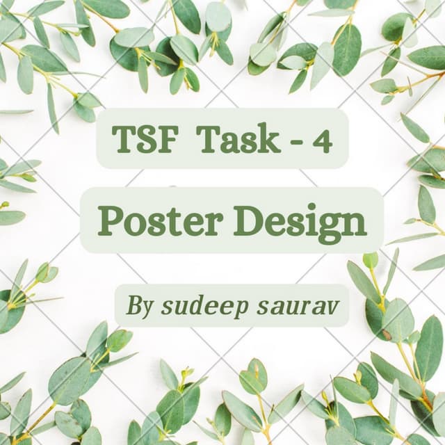 TSF Task 4 Poster design | PDF